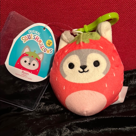 Squishmallows | Toys | Squishmallows Strawberry Fox Plush | Poshmark